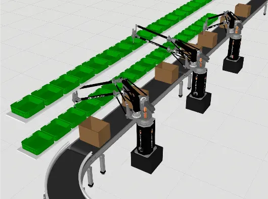 HKM1800 Robot for intralogics- and warehouse automation